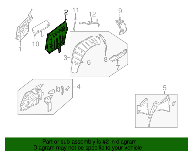 Genuine BMW 41-21-7-127-398 | Reinforcement | FREE Shipping on Most ...