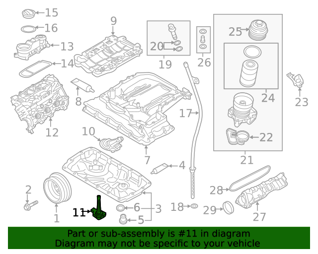 06M-907-660-A - Oil Level Sensor 2018-2024 Audi | Audi OEM Parts