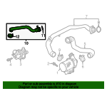 Genuine BMW 11-53-7-584-549 | Engine Coolant Hose | FREE Shipping on ...