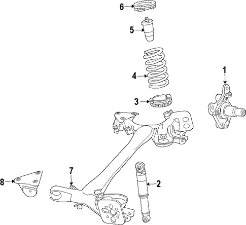 Rear Axle for 2012 Fiat 500 | Mopar Parts