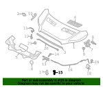 2015-2024 Ford Hood Bumper BK2Z-16758-C | TascaParts.com