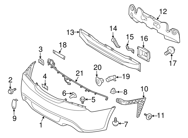 2010-2016 Hyundai Genesis Coupe Upper Bracket 86633-2M000 | OEM Parts Quick