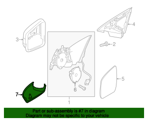 2012-2015 Mercedes-Benz Lower Cover 204-810-01-15 | MB OEM Parts
