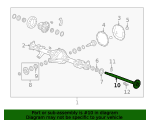 2019-2023 GM Rear Axle Shaft 84687710 | AutoNationParts.com