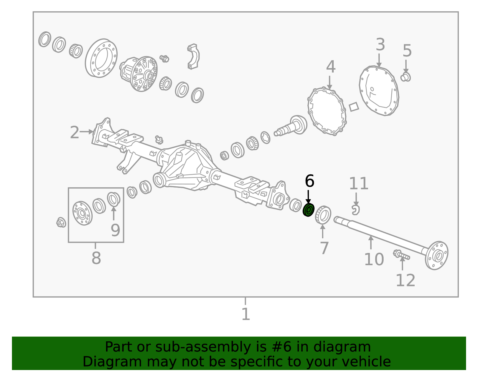2019-2025 GM Rear Axle Shaft Seal 23243725 GM | GMPartsDirect.com