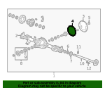 2019-2025 GM Rear Axle Housing Cover Gasket 84412728 GM | GMPartsDirect.com