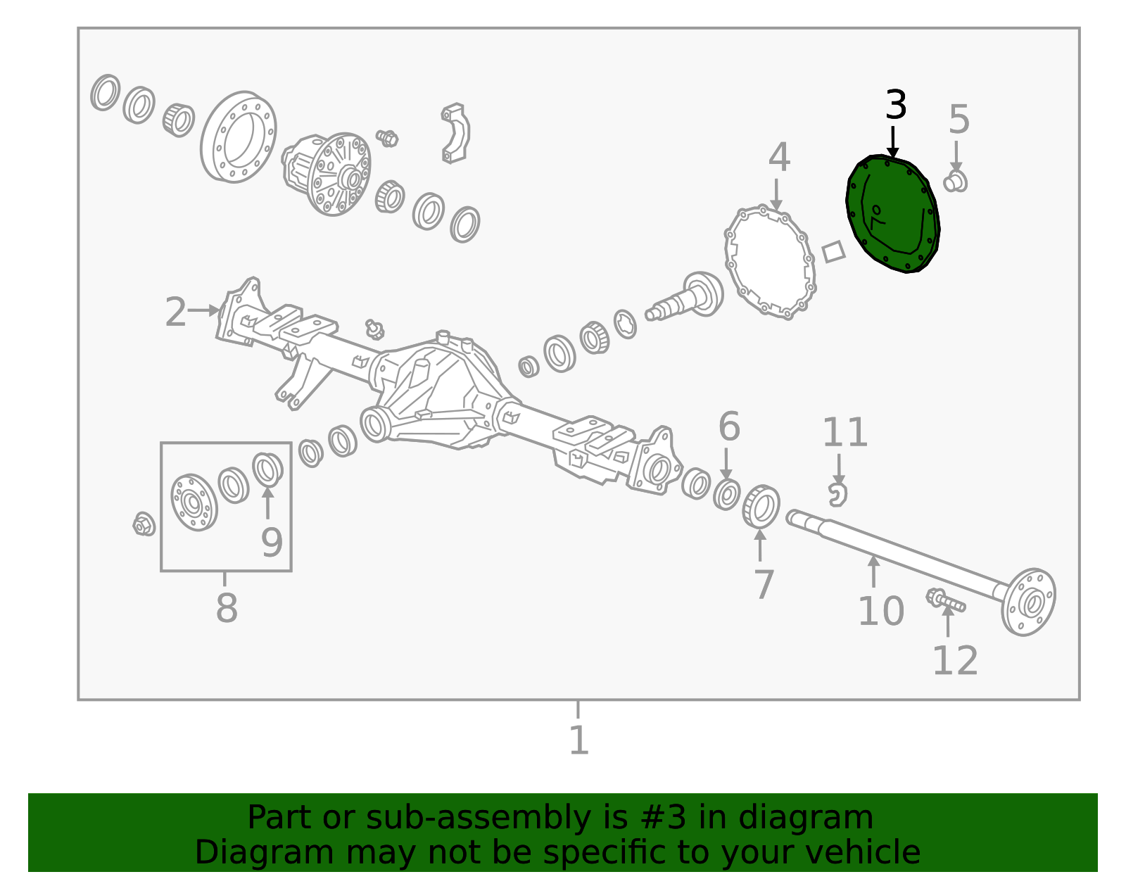 85586188 - Differential Carrier Cover 2019-2025 GM | Big 3 Auto Parts