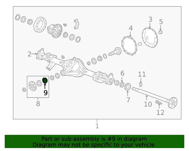 2019-2023 GM Drive Shaft Pinion Yoke Seal 84811694 | AutoNationParts.com