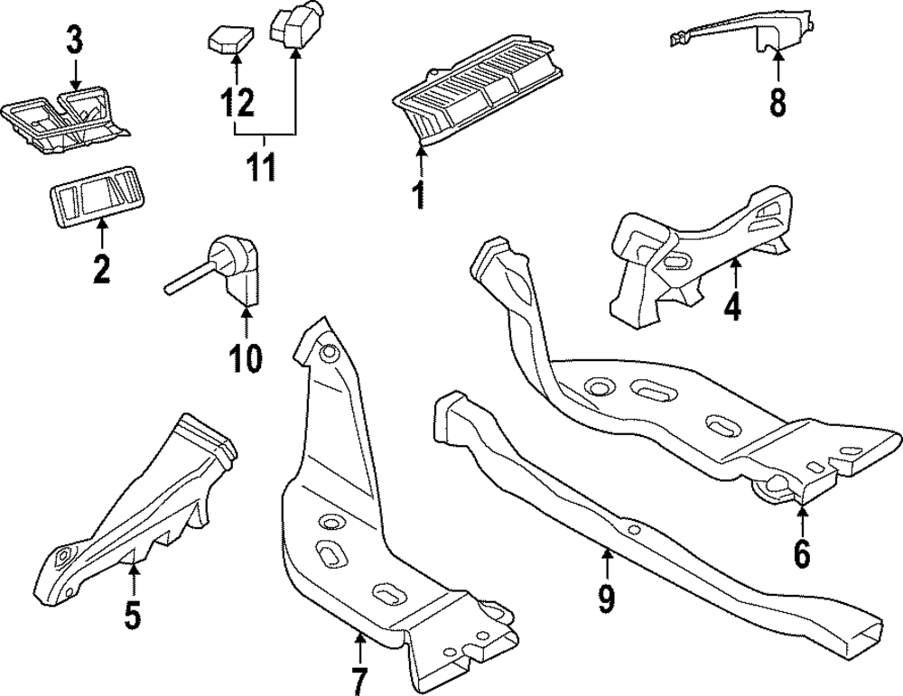 2022-2024 Volkswagen Lower Duct 5H1-819-151 | OEM VW Parts Haus