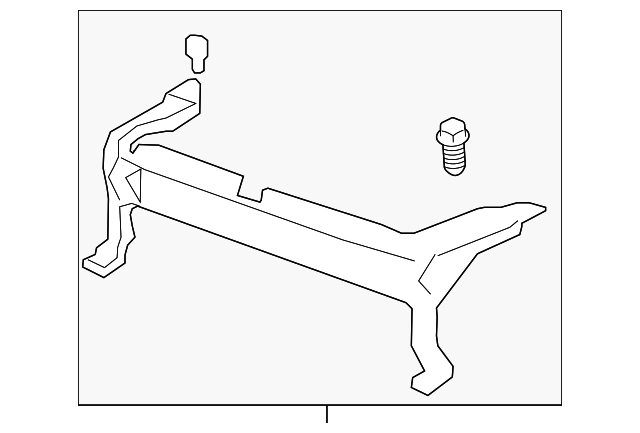2013-2017 GMC Front Bumper Fascia Upper Support 20986169 GM ...
