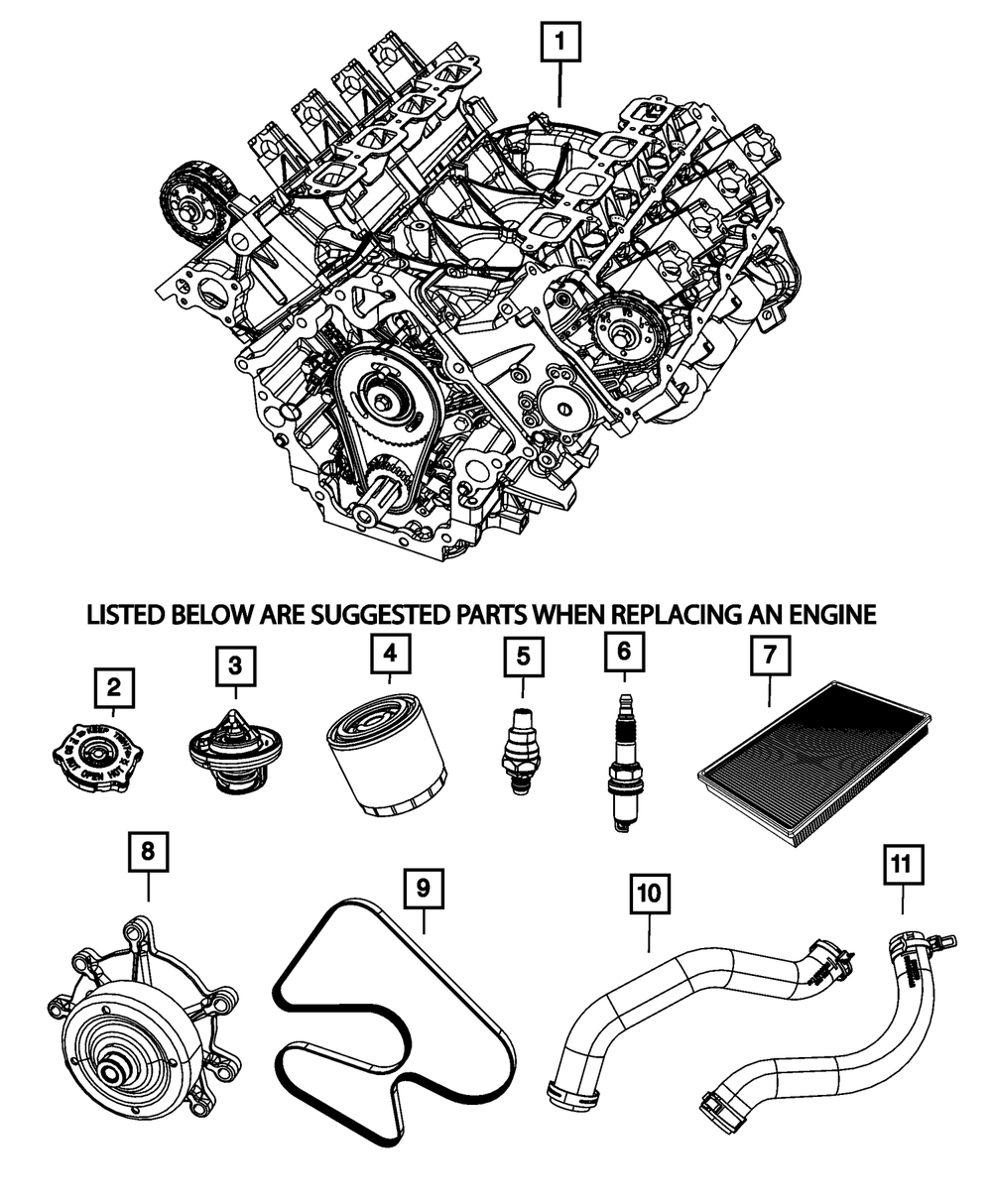 Water Pump - 53022189AH | MoparOnlineParts | Mopar Online Parts