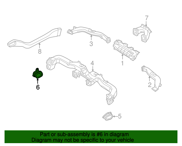 2011-2013 Hyundai Equus Outer Duct 84783-3N000 | OEM Parts Online