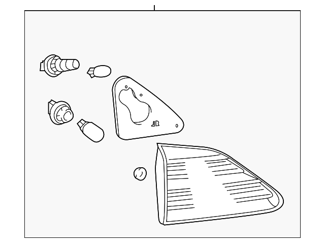 2013-2015 Lexus RX350 Backup Lamp Assembly 81590-0E050 | OEM Parts Online