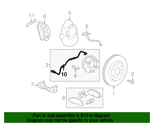 2013-2020 GM Front Wheel Speed Sensor 23498355 GM | GMPartsDirect.com