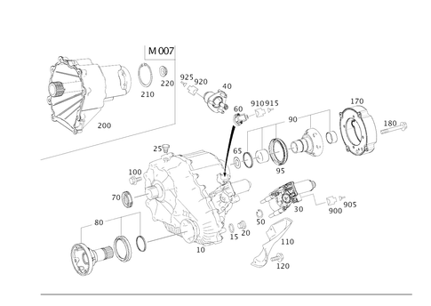 Transfer Case Assembly for 2008 Mercedes-Benz ML 550 | Mercedes-Benz ...