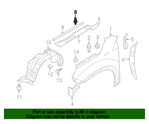 2004-2021 Kia OEM NEW 04-20 Kia Sedona Cadenza Niro Optima Retainer ...