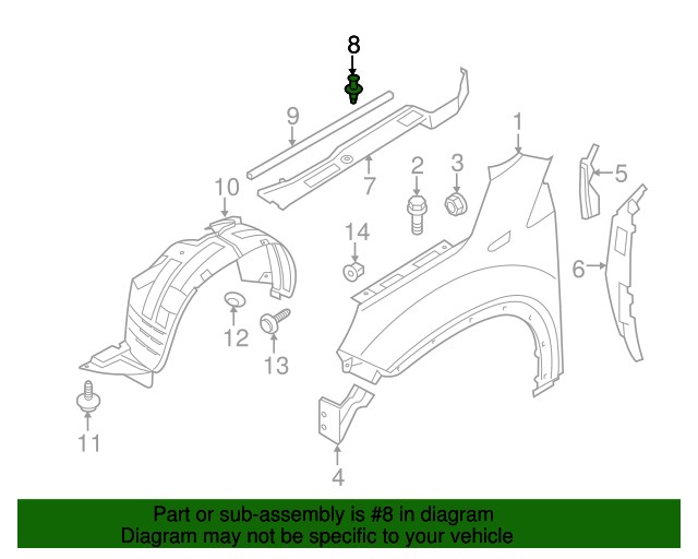 2004-2021 Kia OEM NEW 04-20 Kia Sedona Cadenza Niro Optima Retainer ...