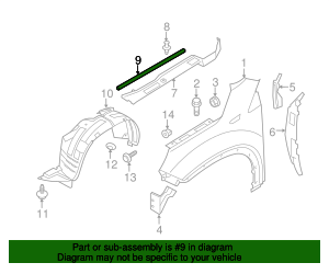 86470-2P000 - Seal Strip 2011-2015 Kia Sorento | Kia.Parts Store