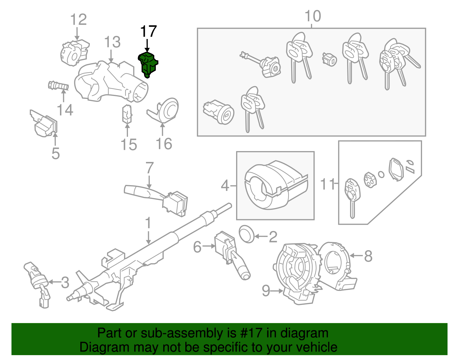 35173AJ000 - 2010-2021 Subaru - Interlock Solenoid | Subaru Parts HQ