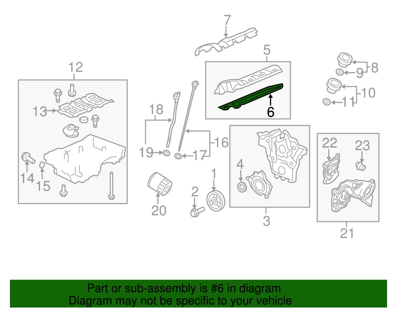 2013-2024 GM Valve Cover Gasket 12688703 | GM Parts Center