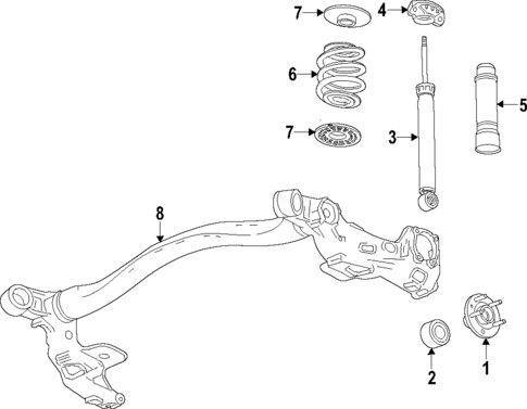 Rear Axle for 2017 Buick Encore | TascaParts.com