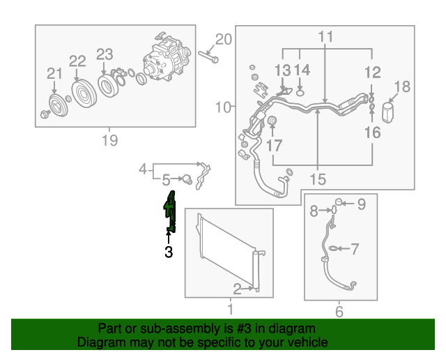 2010-2012 Hyundai Santa Fe Air Guide 29134-2B800 | OEM Parts Online