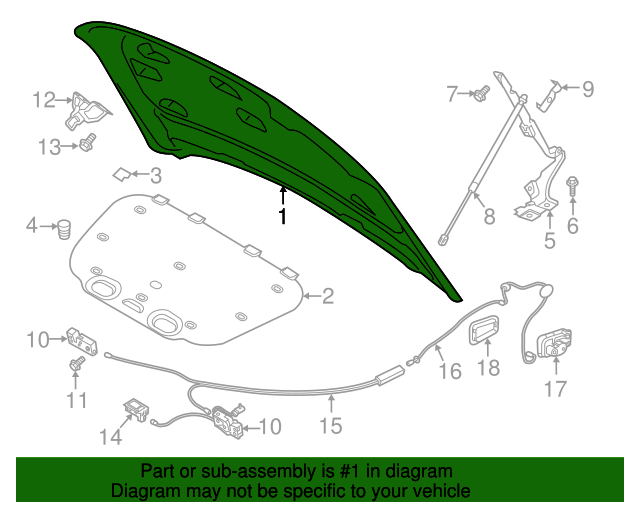2018-2020 Volvo XC60 Hood Panel 31424560 | TascaParts.com