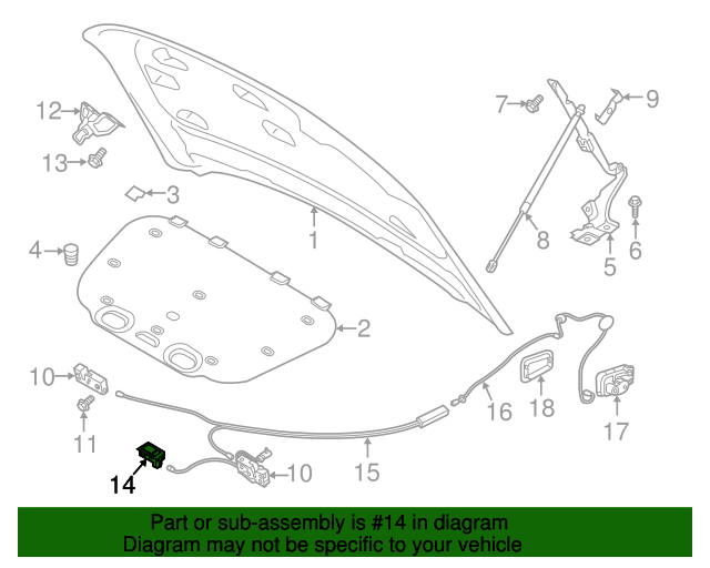 31457172 - Safety Catch 2018-2023 Volvo | AutoNationParts.com