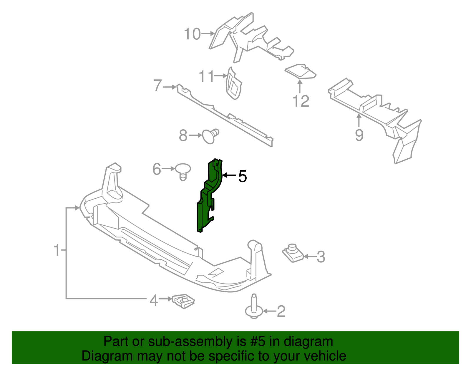 CK4Z-8310-A - High-Quality Radiator Support Air Deflector for 2015-2019 ...