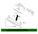2015-2019 Ford Radiator Support Air Deflector CK4Z8310A | TascaParts.com