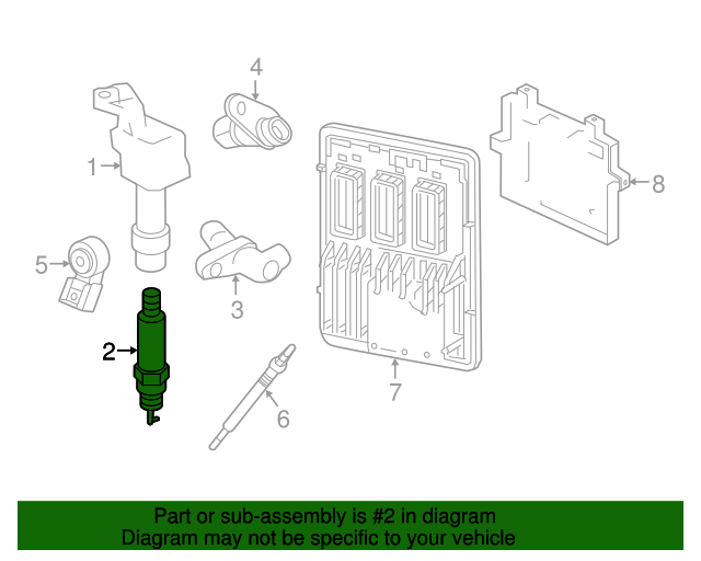 2016-2024 GM Iridium Spark Plug 12683541 GM | GMPartsDirect.com