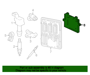 2018-2020 GM Engine Control Module Bracket 84235990 | GMPartsDirect.com