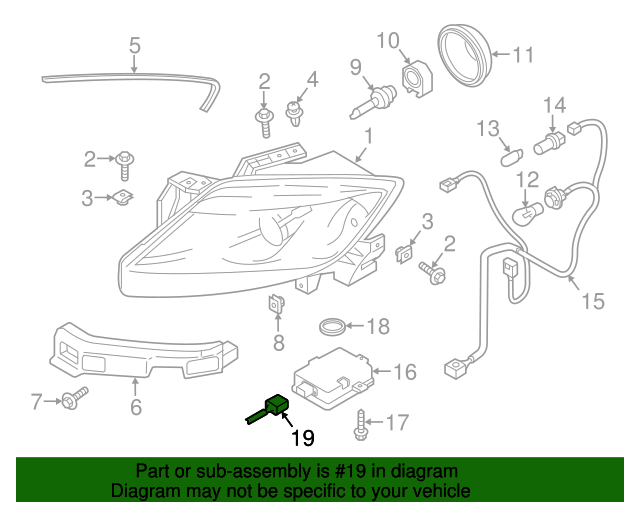 2013-2015 Mazda CX-9 Wire L1Y1-67-SH3 | RealMazdaParts.com