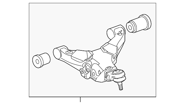 2007-2022 Toyota Suspension Control Arm (Left, Front, Lower) 48069 ...