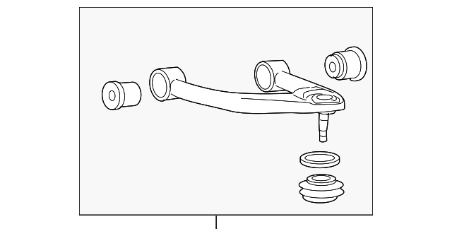 2007-2022 Toyota Suspension Control Arm (Right, Front, Upper) 48610 ...