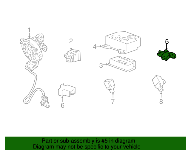 Passenger Discriminating Sensor - GM (84383139) | GMPartsDirect.com