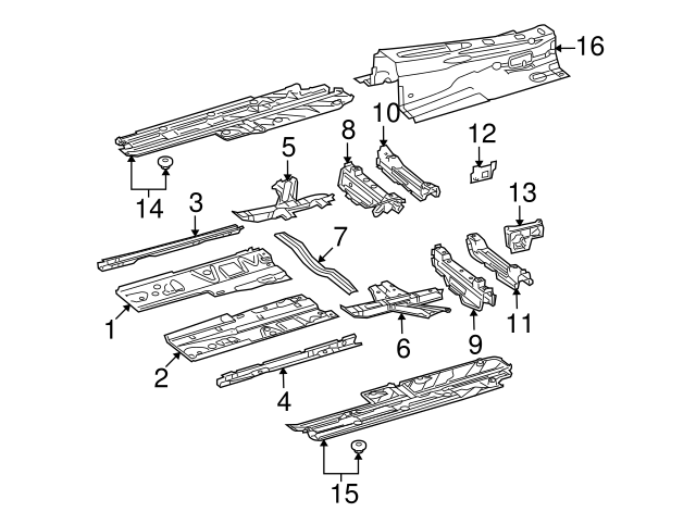 2010-2015 Mercedes-Benz Cover, Substructure 204-680-48-00 | Mercedes ...
