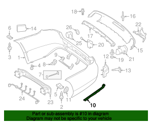 218-880-07-30 - Bumper Guide 2012-2018 Mercedes-Benz | AutoNationParts.com