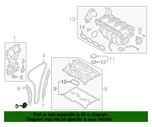 24410-2G810 - Engine Timing Chain Tensioner 2011-2022 Kia | Kia.Parts Store