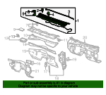 2015-2020 Chevrolet Black Air Inlet Grille Panel 23454604 GM ...