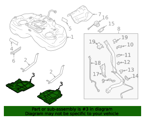 2020-2022 Subaru Tank Shield 42045AN00A | OEM Parts Online