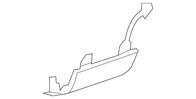 212-698-02-77-9999 - Rocker Molding Cover 2014-2016 Mercedes-Benz ...