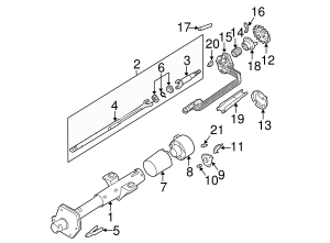 1985-2001 GM Transmission Shift Lever Spring 7812853 | TascaParts.com