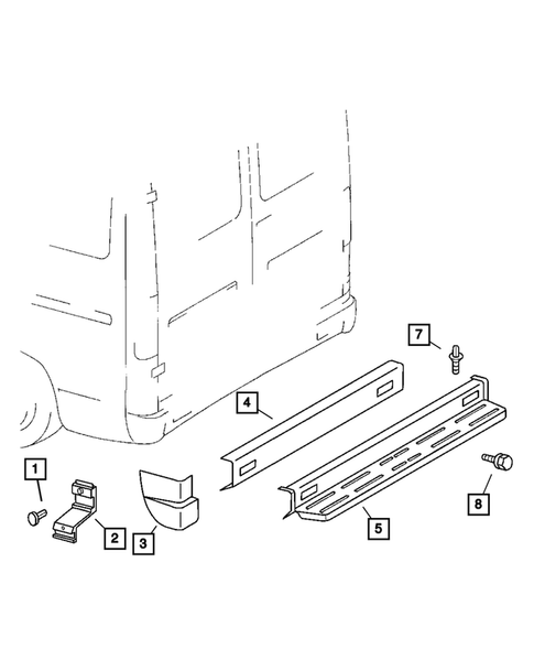 Rear Bumper and Fascia for 2005 Dodge Sprinter 2500 | Mopar eStore