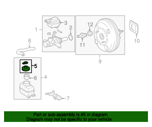 1997-2015 Lexus Reservoir Cap 47230-12040 | OEM Parts Online