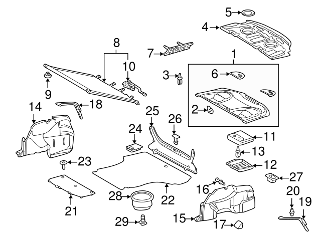 009-988-07-78 - Shade Clip 1998-2002 Mercedes-Benz | Mercedes-Benz USA ...