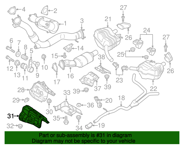 4G0-804-160 - Floor Pan Heat Shield 2016 Audi A7 Quattro | AutoNation Parts