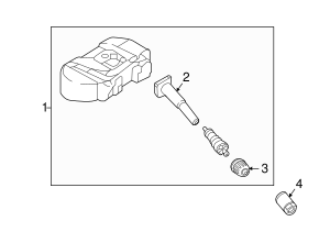 52933-F2000 - Tire Pressure Monitoring System Sensor - 2016-2022 ...
