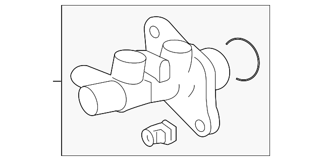 4625A419 - Master Cylinder 2014-2020 Mitsubishi Outlander | Mitsubishi ...