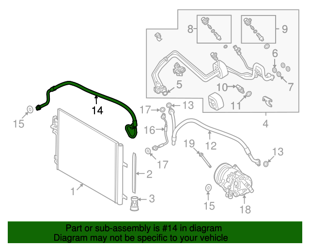 Genuine Discharge Hose for 2008-2012 Land Rover LR2 | Land Rover Part ...